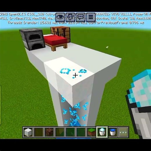 invisible ladder in Minecraft 😱No mods,
