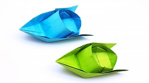 Origami Speed Boat Making Instructions | How to Make Paper Speed Boat | DIY Easy Paper Speed Boat #PaperSpeedBoat #PaperBoat #Boat | Mr. Creator