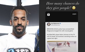 Evander Kane's ex-wife Anna delivers her verdict on Adam Johnson's manslaughter case involving Matt Petgrave