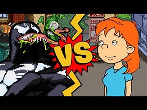 M.U.G.E.N Battles | Venom vs Rosie Anderson | Marvel Comics vs GoAnimate
