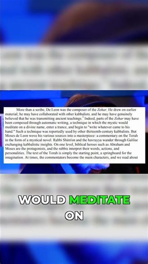 How the Zohar Was Actually Written (It's Stranger Than You Think) #spirituality #kabbalah #occult