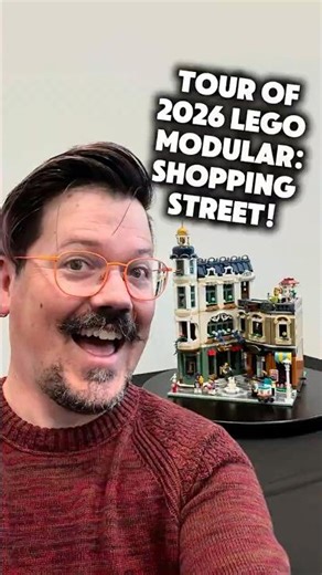 LEGO’s newest Modular Building is here! Welcome to Shopping Street!