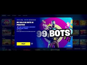 [TUTORIAL] FORTNITE: BR Solo 99 BOTS AI Practice - ISLAND CODE - HOW TO ENTER?