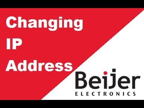 Beijer QTERM - Change IP Address