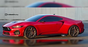 Mid-Engine S650 Mustang Render Imagines Slick Fictional C8 Corvette Rival | Carscoops