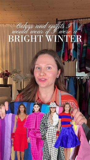 ✨ If I were a BRIGHT WINTER… ✨ These are the colors and outfits I’d wear - think Crimson Couture, Electric Cobalt, Neon Fuchsia, Bright White and Black Garnet. Neutral-cool, extra bright, and high-contrast. Dramatic, sharp, and undeniably striking. This series is here to help you discover your most flattering colors — the shades that brighten your complexion, enhance your natural contrast, and let your features stand out with clarity and confidence. ✨ If you have neutral-cool undertones, look be