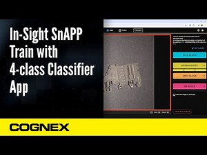In-Sight SnAPP Sensor: Train with 4-class Classifier App | Cognex Support