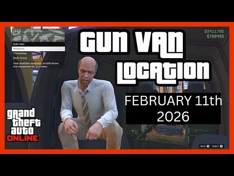 Gun Van Location Today | Wednesday 11th February 2026 | GTA 5 ONLINE | RARE GUNS IN STOCK 🔫🚐
