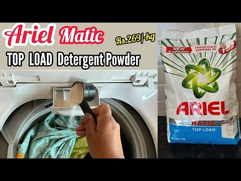 Ariel Matic Top Load Detergent Powder | Ariel Matic Top Load Detergent Washing Powder Review & Demo