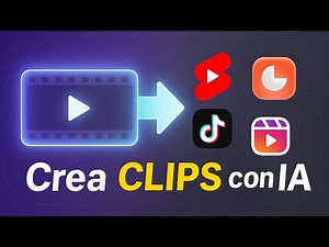 Convierte tus vídeos en CLIPS virales con IA (Shorts, TikTok, Reels)