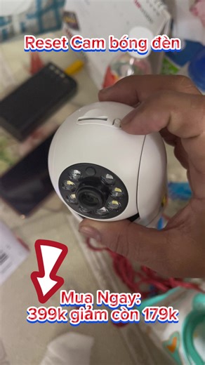Hướng Dẫn Reset Camera Wifi 360 Bóng Đèn