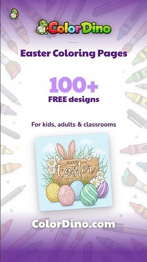 Easter Coloring Pages 🐣