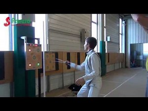 FAVERO: EFT-1 fencing target video with professional fencers