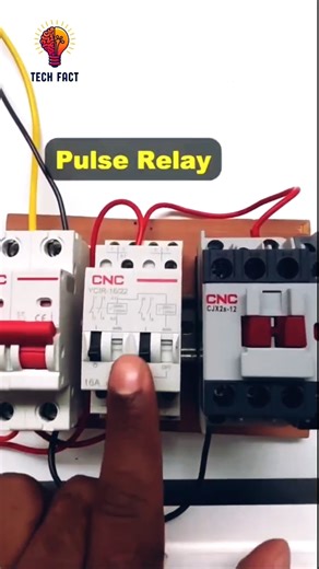 Creating Unique Circuits with Pulse Relays#electrician #shorts
