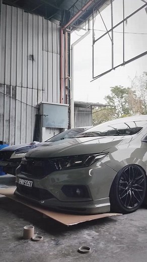 Custom Honda City GM6 Diffuser Installation