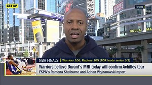 152K views · 831 reactions | Adrian Wojnarowski explains how Kevin Durant's injury in Game 5 of the NBA Finals may impact his free agency decision and Jay Williams shares how KD is dealing with the injury. | Get Up | Facebook