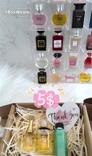 ទឹកអប់ Mini ស្រស់ស្អាតនិងឈុតតម្លៃចាប់ពី 5$—75$