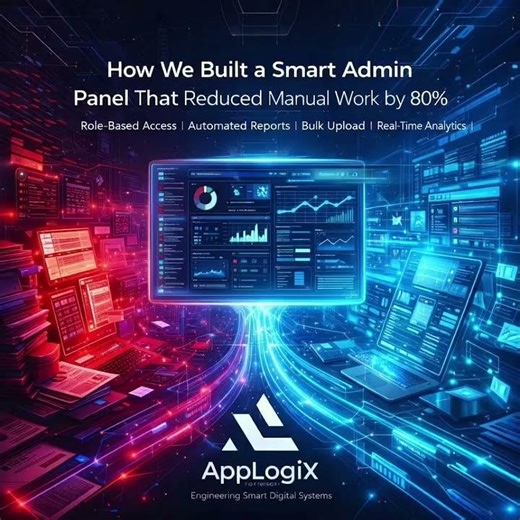 How We Built a Smart Admin Panel That Reduced Manual Work by 80% 🚀