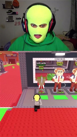 UNC IS SCARED OF DUL🐵😭 #roblox #stealabrainrot