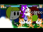 Mugen- Scratch Cat (my version) x4 Vs Smashfan41's version x4