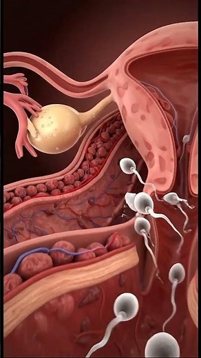 “Sperm Journey in 3D — How They Travel Inside the Uterus”
