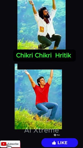 Ram Charan Peddi Chikiri Chikiri song AI Dance #ChikiriChikiri #hrithikroshan #dance #telugudance