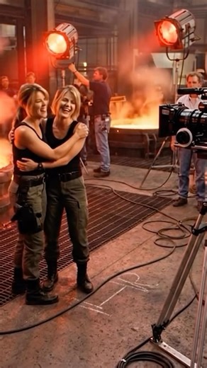 Max Melnyk/AI Creator on Instagram: "Terminator 2: Judgement Day Backstage"