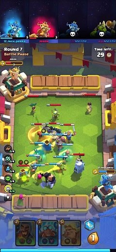 How to use juggernaut correctly in Merge tactics 🛡️￼ #clashroyale #mergetactics