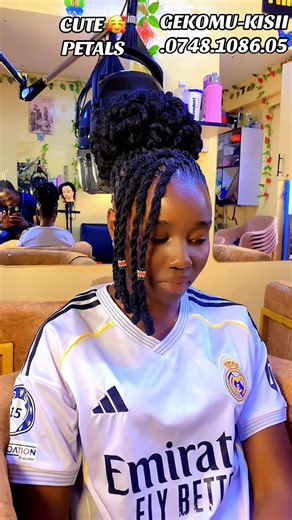 very cute petals artificial dreadlocks hairstyle in kisii by sharil dreadlocks salon,, gekomu-kisii,,,#sharildreadlocks ,#kisiiuniversitytiktokers ,#dreadlockshairstyle ,#foryoupage❤️❤️ ,#kisiitiktokres