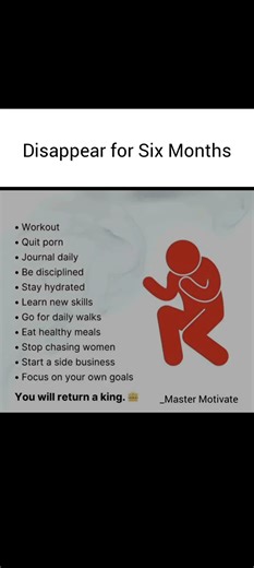 "Disappear for 6 Months – Change Your Life Forever 💪 | Self Improvement Motivation