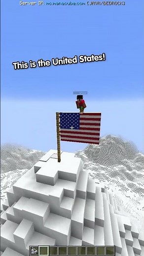 Mount Everest in Minecraft🏔️/ArchieMC #shorts