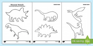 Dinosaur Shadow Puppets