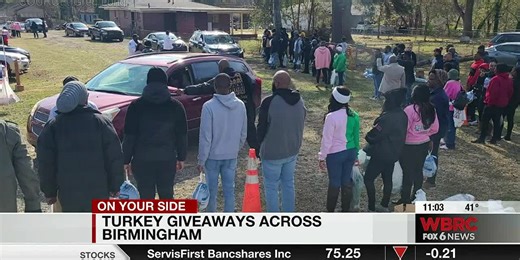 Turkey Giveaways Across Birmingham