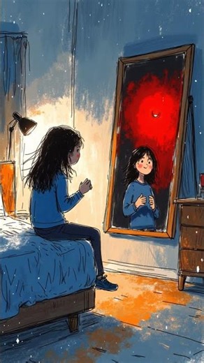 What If Mirrors Showed Your True Self? Sarah's Shocking Reflection #shorts #mirror #truth