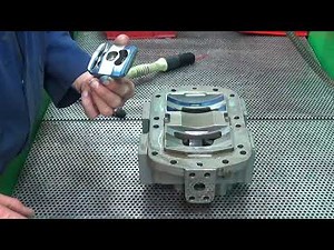 C.J. Plant Limited - Uchida Rexroth A8V59ESBR Hydraulic pump strip clean and rebuild.