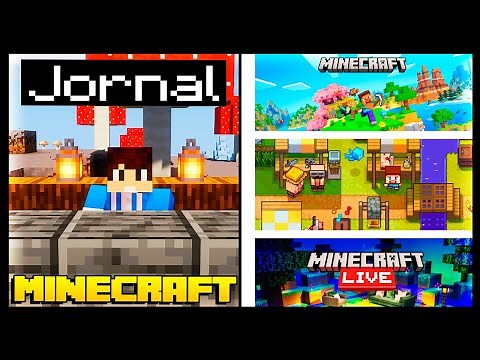 JORNAL MINECRAFT! ÚLTIMAS NOVIDADES SOBRE O JOGO!