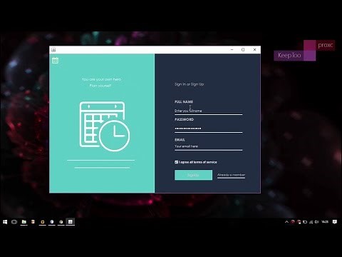 Java Netbeans Metro UI Design - Sign Up Example