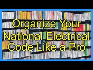 Organize Your National Electrical Code Like a Pro