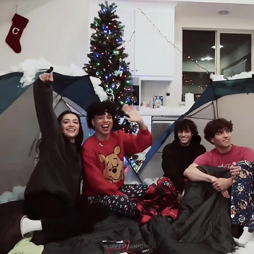 Chris, Matt, and Nick Sturniolo Triplets Excitement | Larray & Nailea Devora | Snoozesza