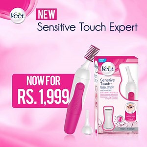 Struggling with unwanted hair? We’ve got you covered with the easy to use Veet Sensitive Touch Expert that removes hair within seconds! #HameshaReady #JustVeetIt | Veet Pakistan