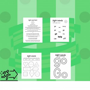 Pre-k Sight Word “GO” - Etsy Canada