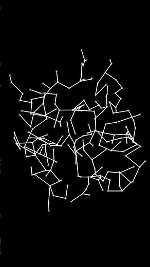 3D Minimum Spanning Tree - Algorithmic Art