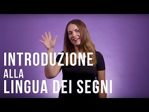 Italian Sign Language | Introduction