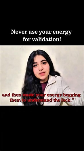 never waste your energy for getting Validation! #shorts#shortsfeed#viralshort