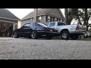 Foxbody Coupe 5.0 F303 Cammed Pypes M80 Bomb Exhaust idle & rev