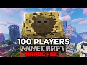100 Players Survive a Zombie Apocalypse in Minecraft Hardcore!