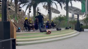 Intombi Zomqangala sound check! Mic test one two one two! #intombizomqangala #dubai #expo2020 | Ndebele Sandra