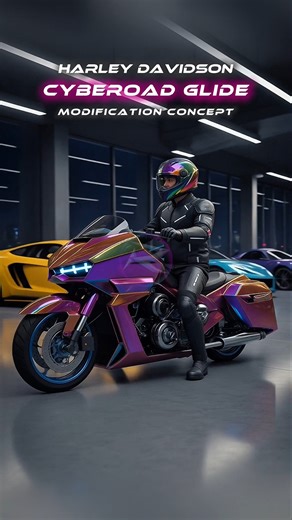 The Harley That Glows Like the Future 🔥🔥🔥😎‼️