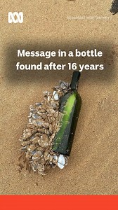 8.3K views · 43 reactions | 16 years since throwing a message in a bottle into the ocean, Joe Johnson's letter was miracously discovered on a shore in Victoria after throwing the bottle during a cruise between Rio and Salvador in Brazil. Listen to the full interview here: https://tinyurl.com/3kz674kj Tune into Breakfast with Sammy J via the ABC Listen app. | ABC Melbourne | Facebook