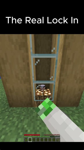 The Real Lock In in Minecraft #minecraft #gaming